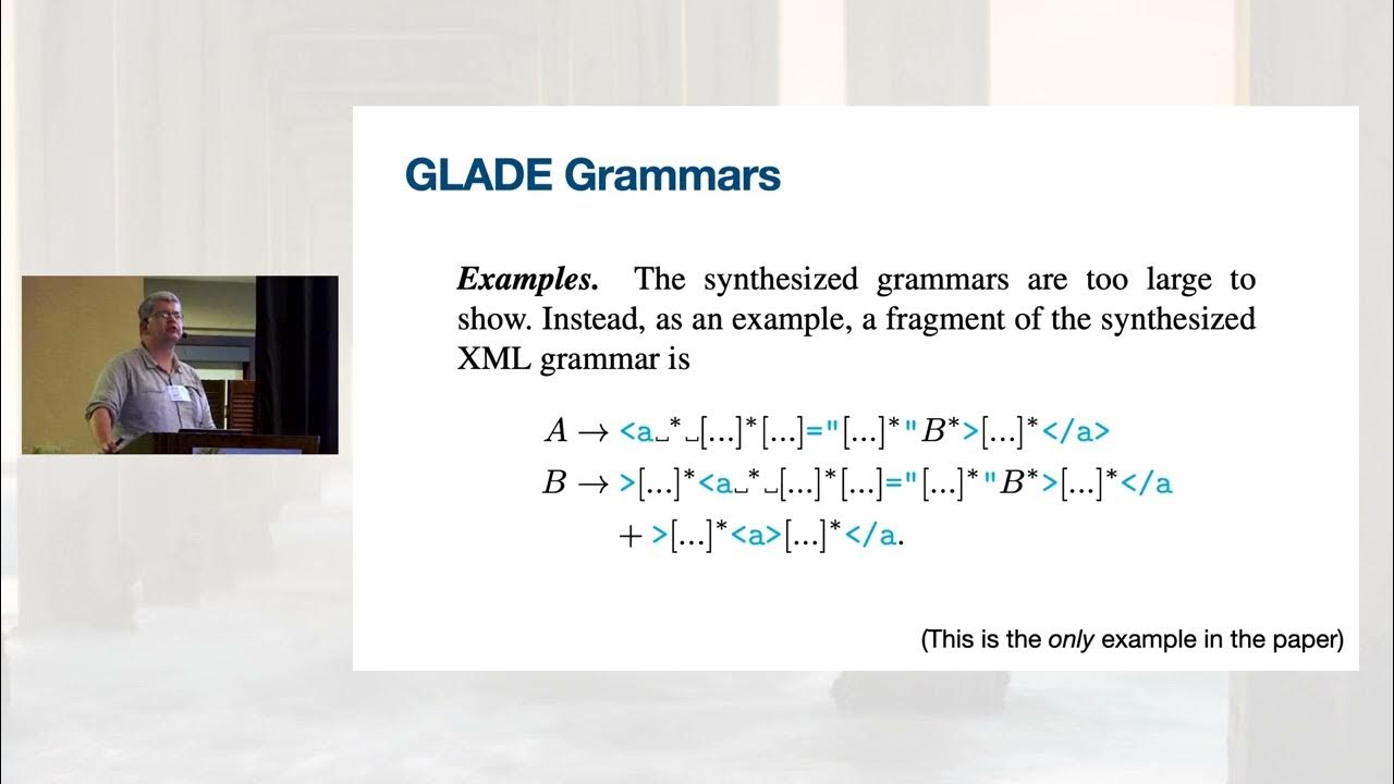 “Synthesizing Input Grammars”: A Replication Study - YouTube