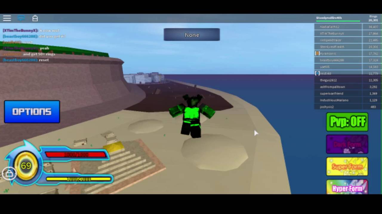 TRANSFORMATIONS | ROBLOX: Sonic Ultimate RPG - YouTube