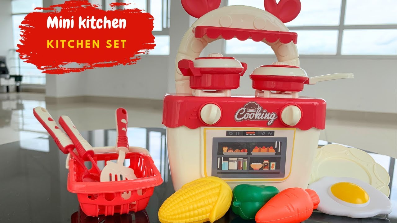 3 Minutes Satisfying with Unboxing mini kitchen set | ASMR - YouTube