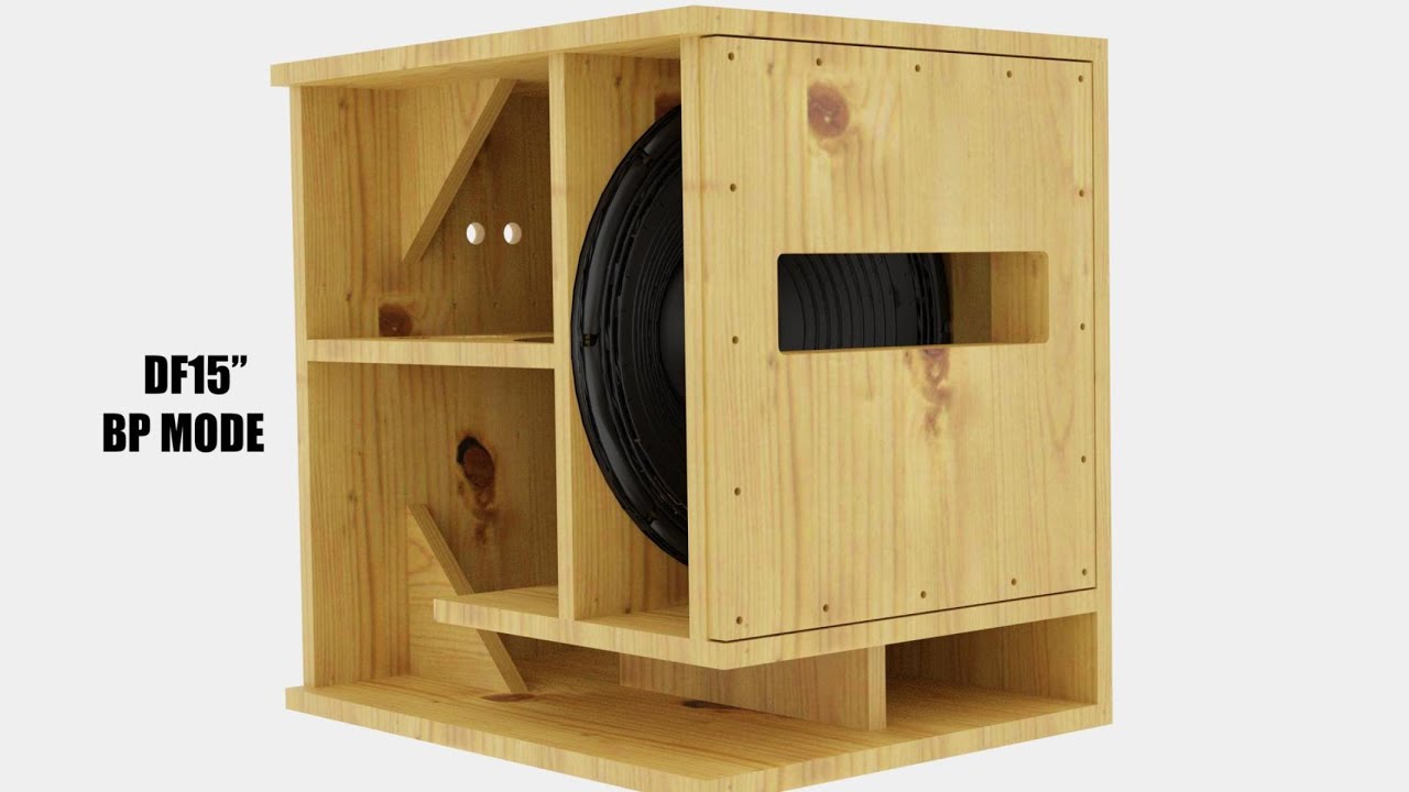 DF 15" BANDPASS DESIGN COMPLTE DESIGN - YouTube