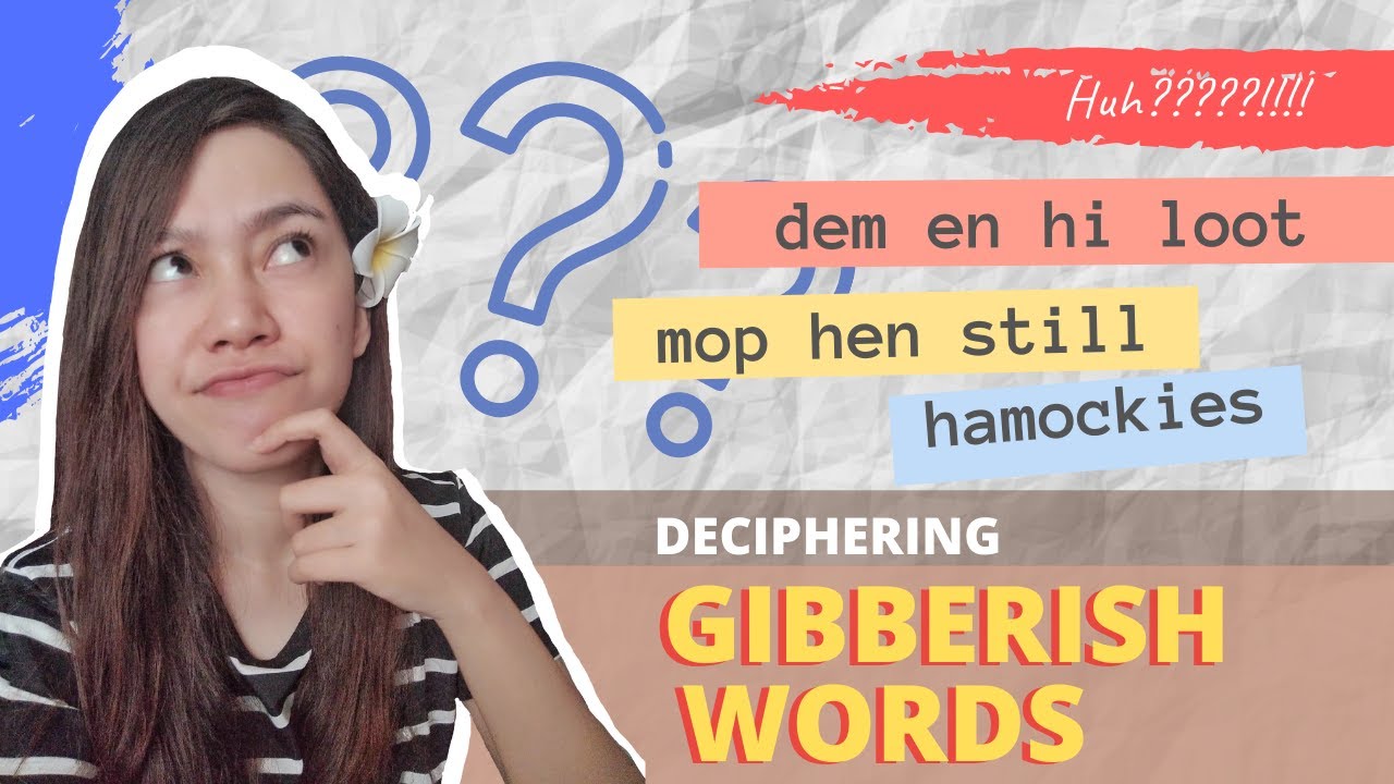 GUESS THE GIBBERISH WORD | Peeveearts | Fun Game | Facebook App - YouTube