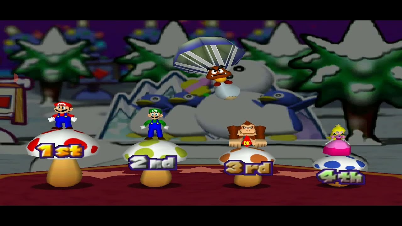 Mario Party 3 Modo Historia (Con Mario) Chilly Waters SUPER HARD Rango ...