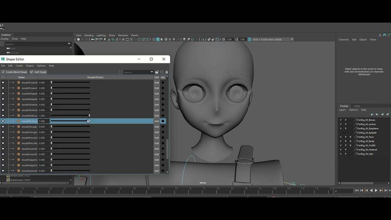 blendshape ARKit test1 - YouTube