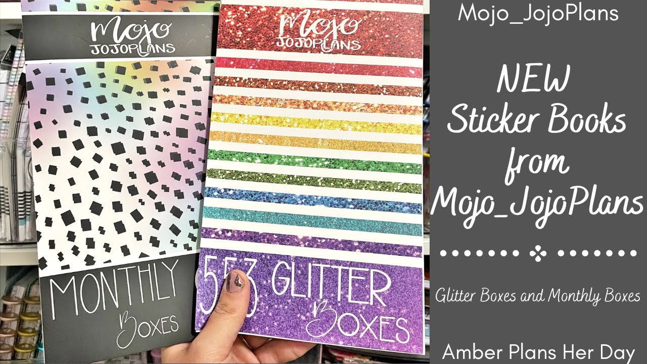 NEW Mojo_JojoPlans Sticker Book Flip Through | Monthly Boxes and ...