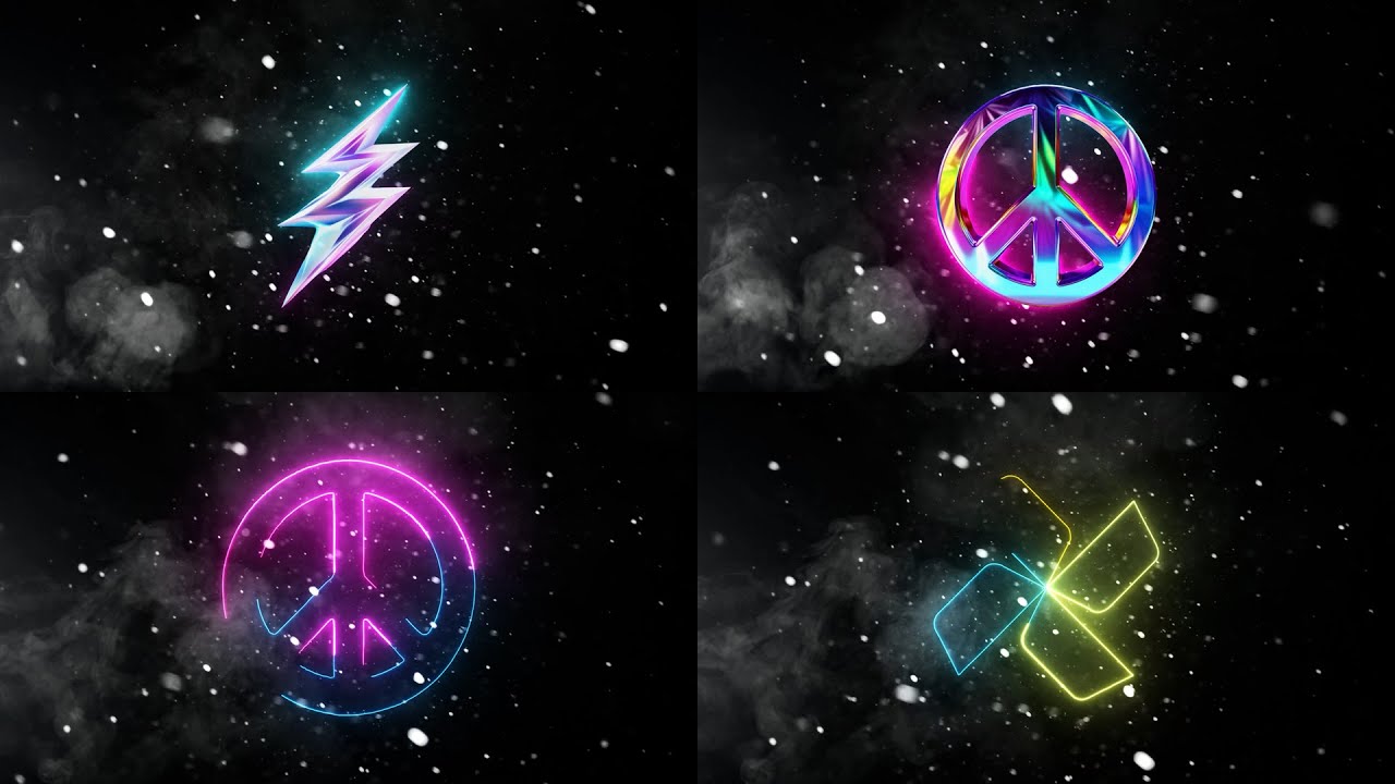 Neon Logo Reveal After Effects Intro Template #357 Animation Free ...