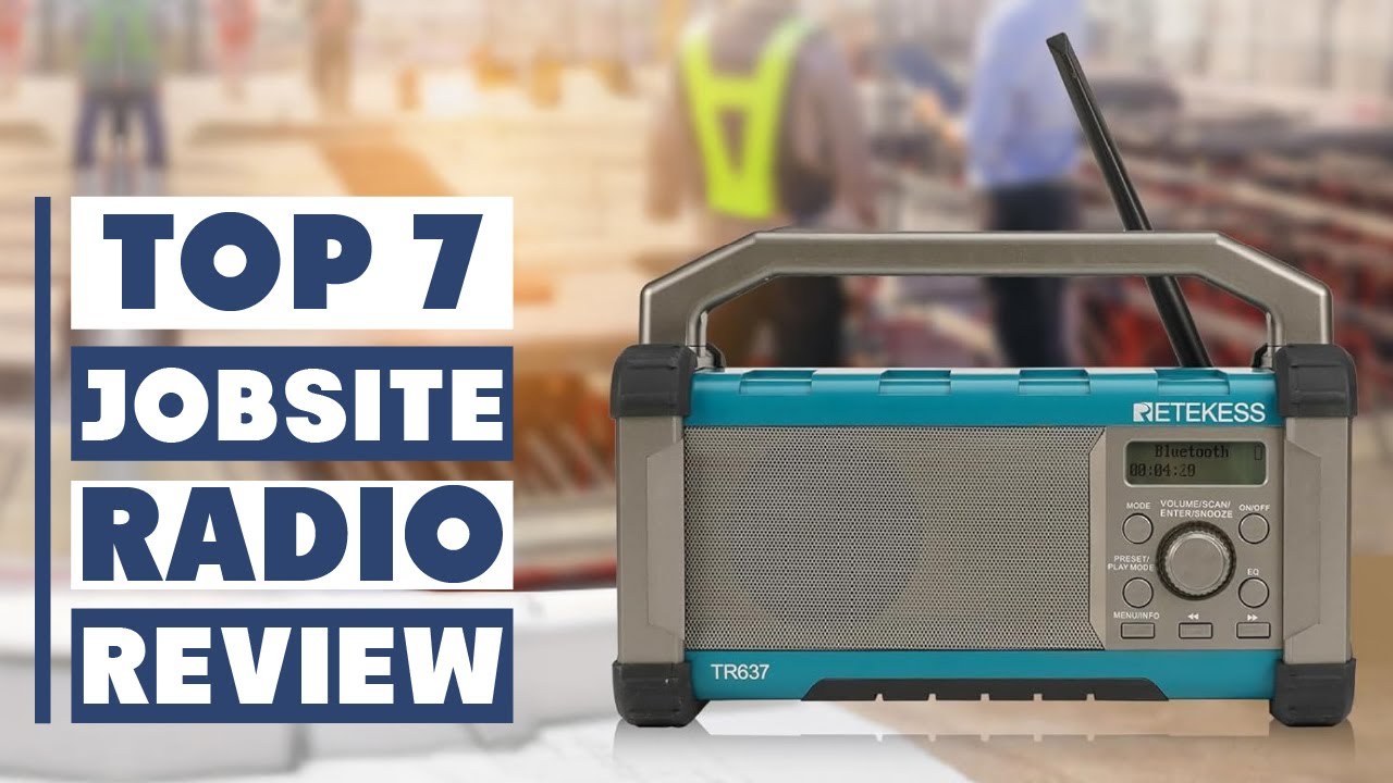 Best Jobsite Radio Review: Top Picks for Tough Worksites! - YouTube