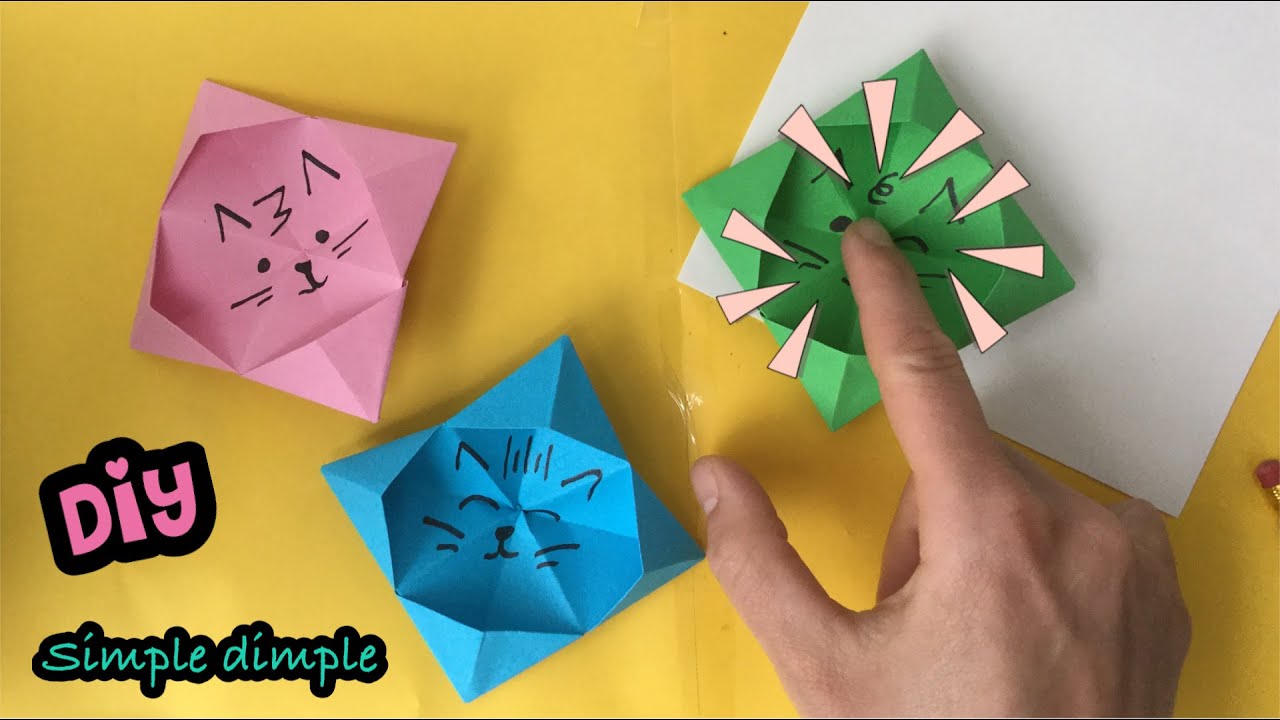 POP IT FIDGET TOYS ŁATWE ORIGAMI - ORIGAMI Z PAPIERU BEZ KLEJU - ŁATWE ...
