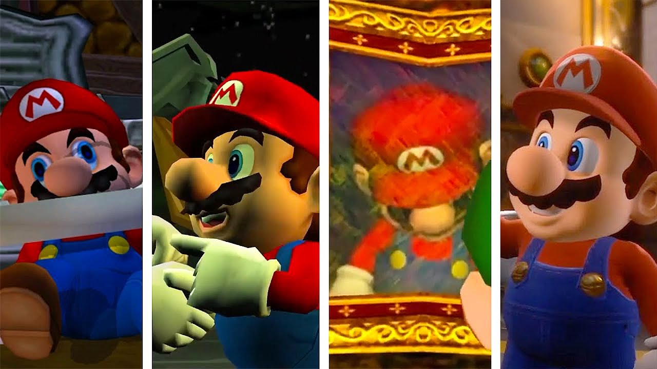 Evolution Of Luigi Saving Mario In Luigi's Mansion [HD] (2001-2019 ...