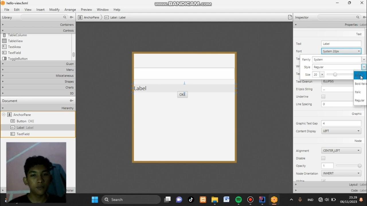 Membuat Tampilan Sederhana Menggunakan JavaFx Intellij IDEA dan SceneBuilder - YouTube