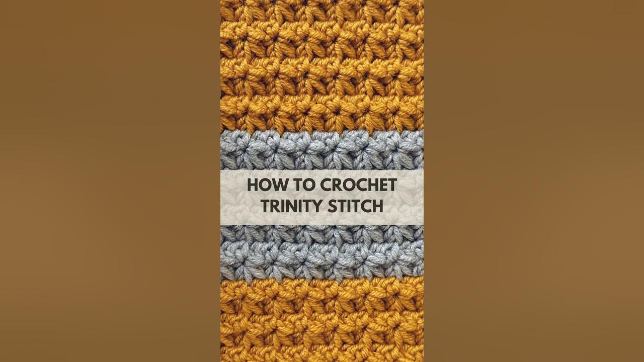 My Grandma's Favorite TRINITY STITCH Unique Blanket Tutorial! - YouTube