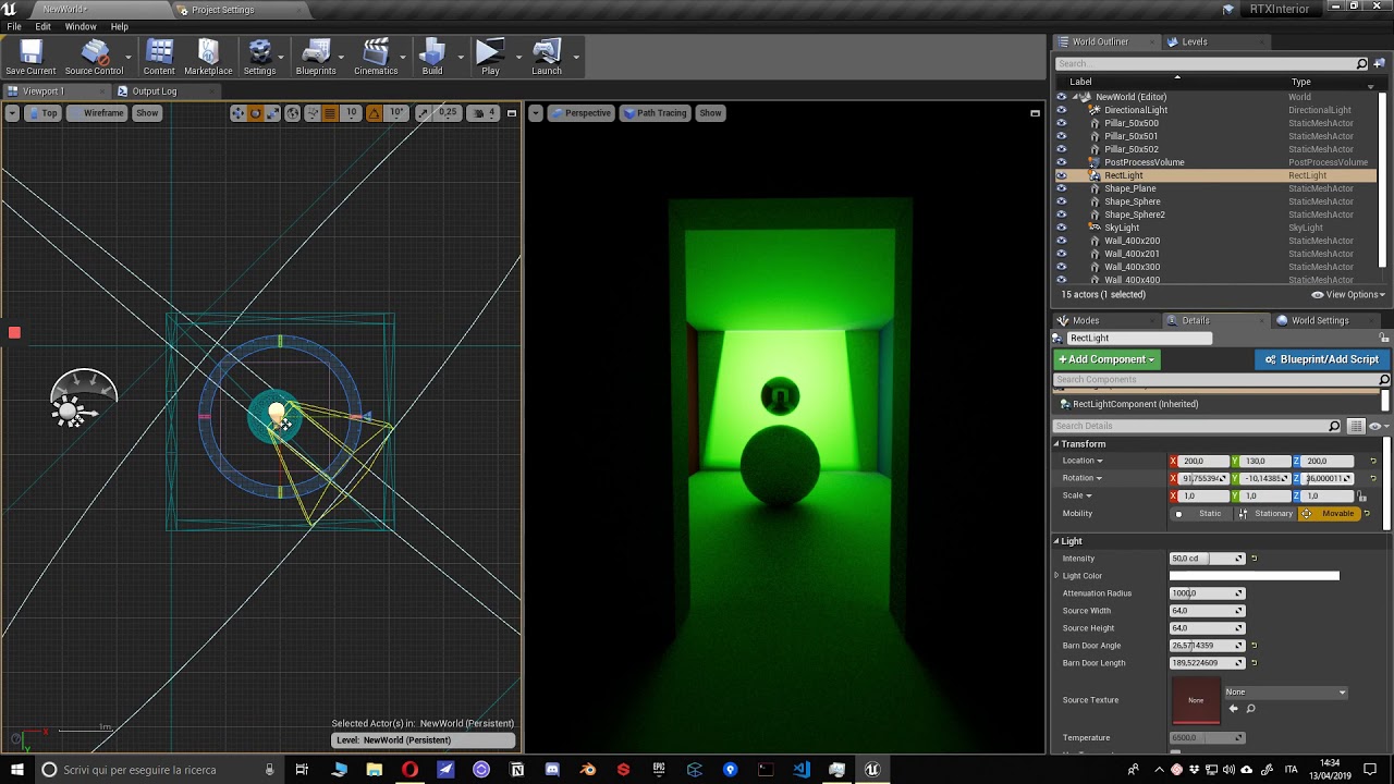 Ray tracing test in Unreal Engine 4 with GTX 1060 - YouTube