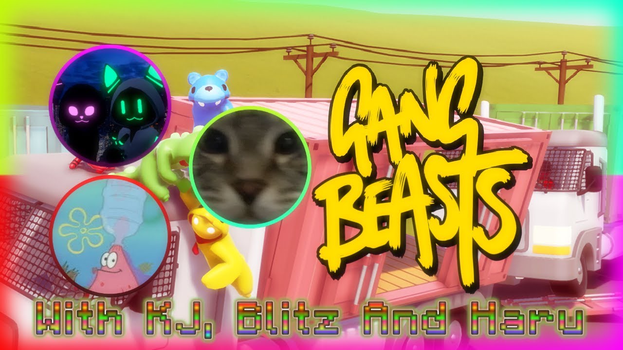 KJ Gets Drunk And Blitz Decorates Haru In Gang Beasts - YouTube