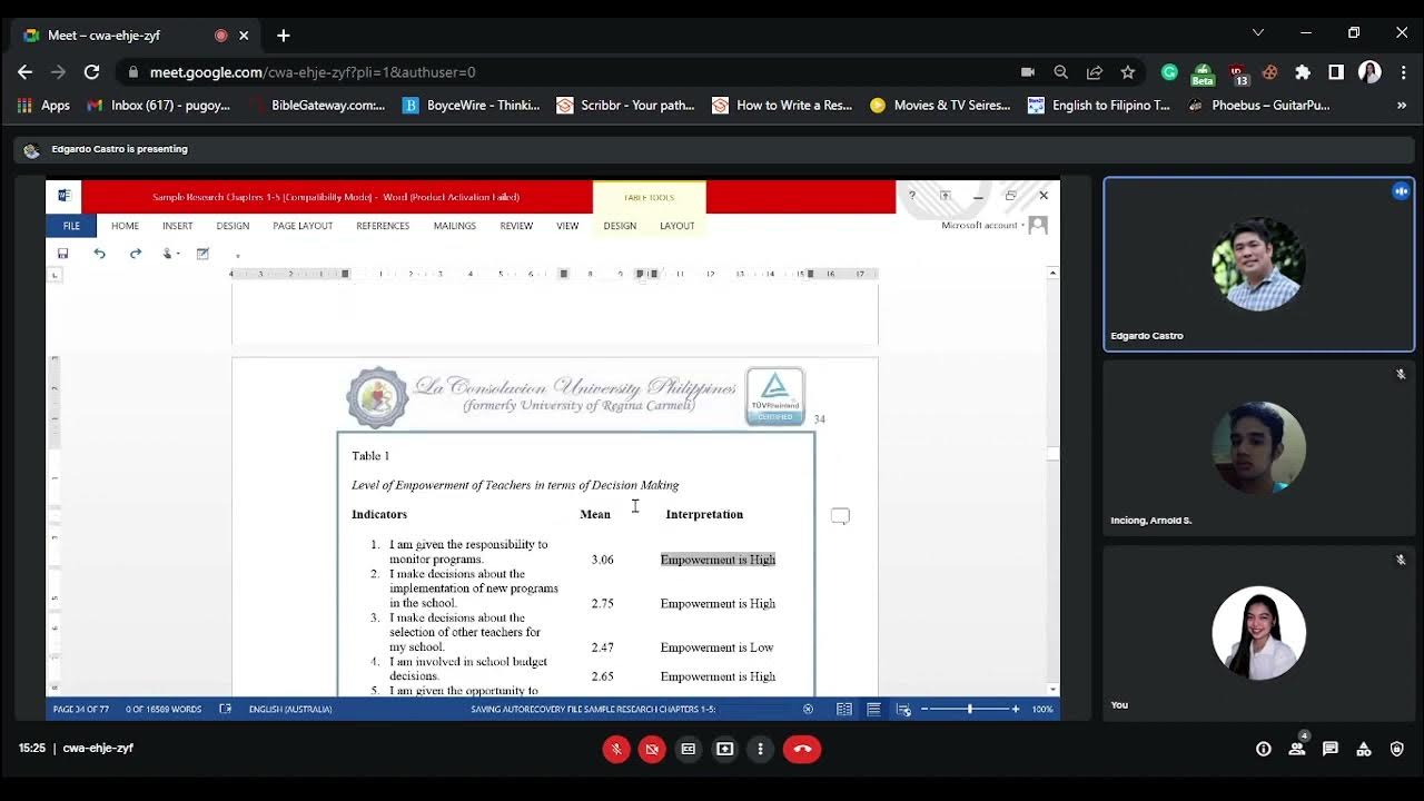CHAPTER 4 PRESENTATION, ANALYSIS AND INTERPRETATION OF DATA - YouTube