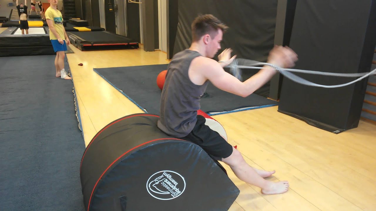 Whip back drills gymnastics cheer powertumbling - YouTube