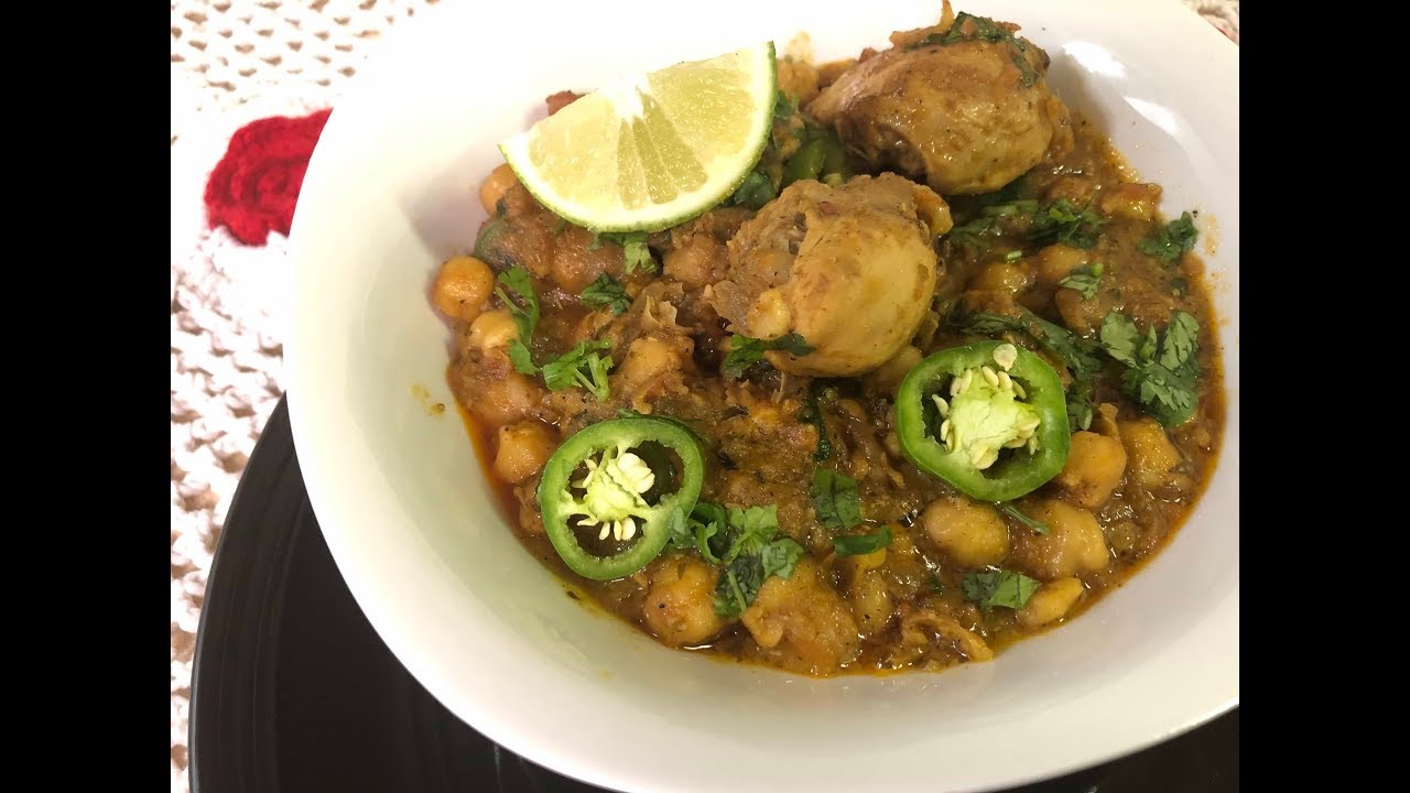 murgh cholay | chicken chanay easy recipe - YouTube
