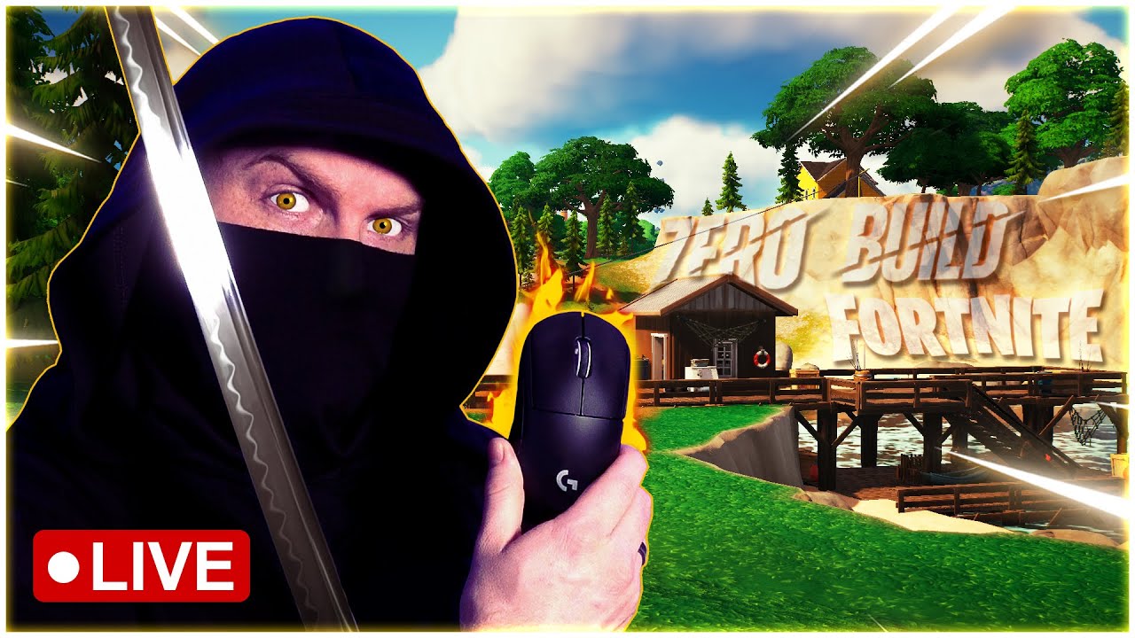 Jedi Ninja Slays Fortnite Zero Build LIVE - YouTube