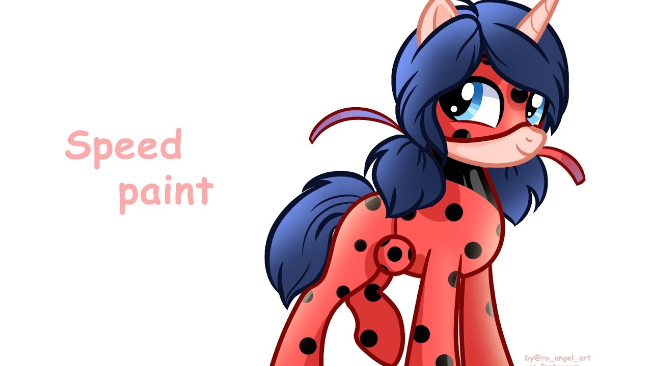 Ladybug in MLP style || Speed paint || By Lost Angel || G4 - YouTube