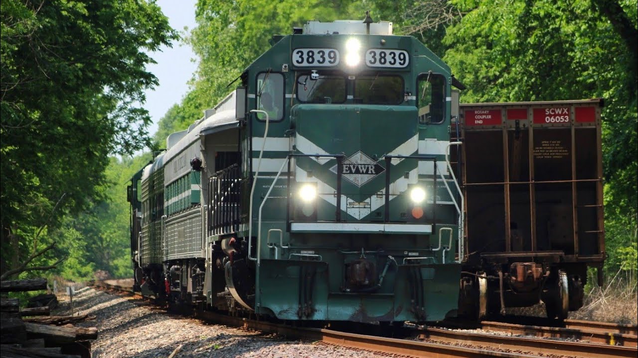 Passenger Special on the Evansville Western Railway! - YouTube