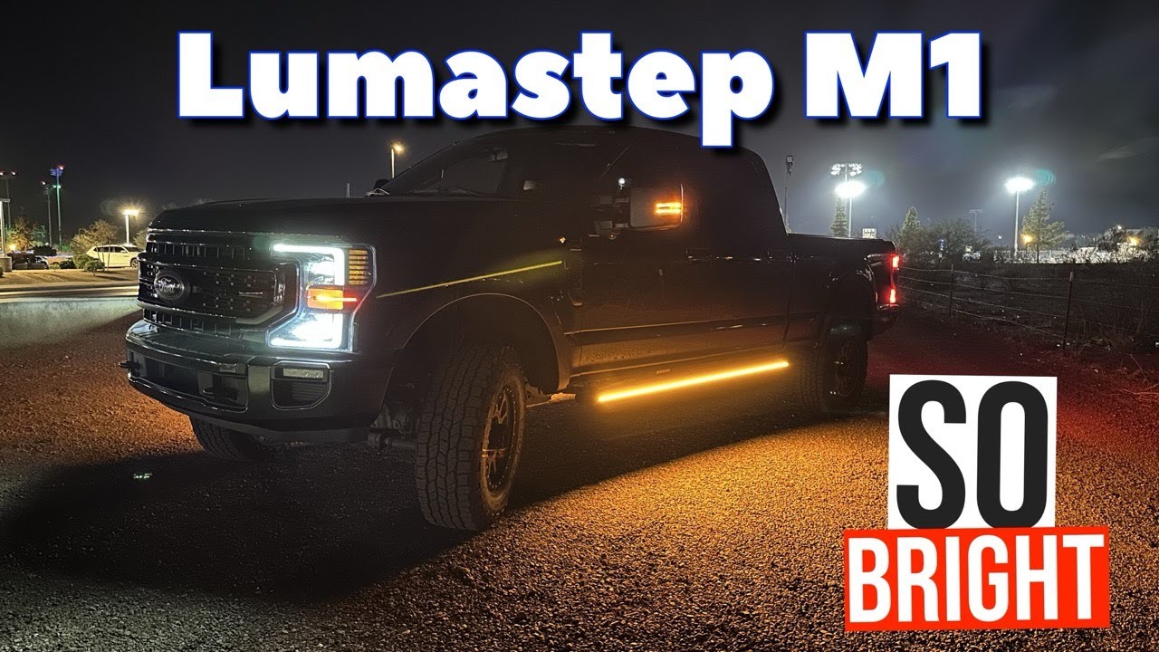 Lumastep M1 Running Boards by Boost Auto | 2022 F-250 Tremor Install ...