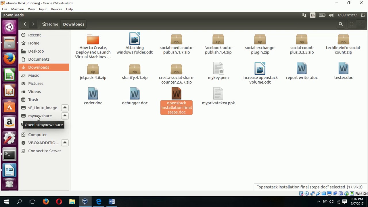VirtualBox: How to share folders from Windows to Ubuntu - YouTube VirtualBox: How to share folders from Windows to Ubuntu - YouTube