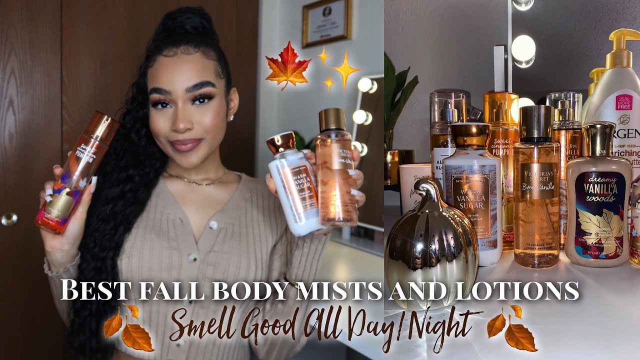 MY FALL BODY MISTS & LOTION FAVORITES + MUST HAVES | SMELL GOOD ALL DAY ...