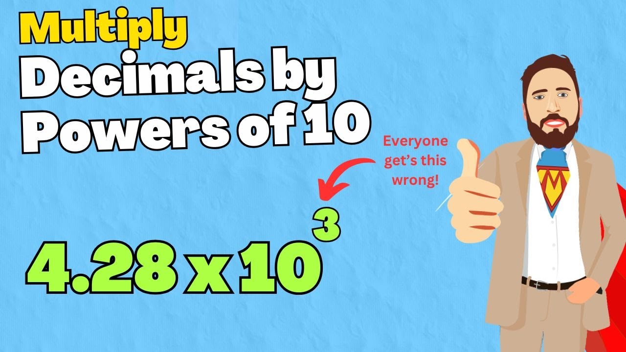 Multiply Decimals By Powers Of 10 | The Maths Guy - YouTube