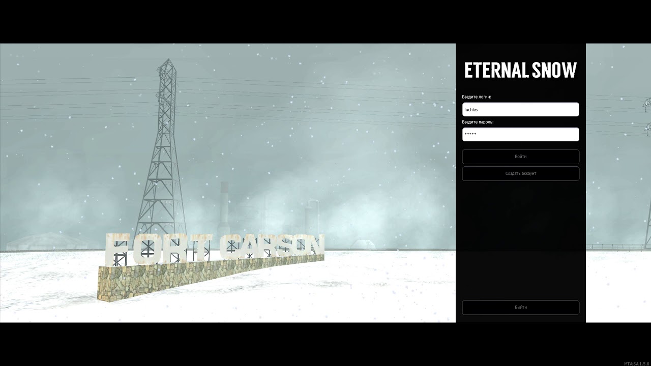 MTA SA | Fort Carson background blizzard ambient - YouTube