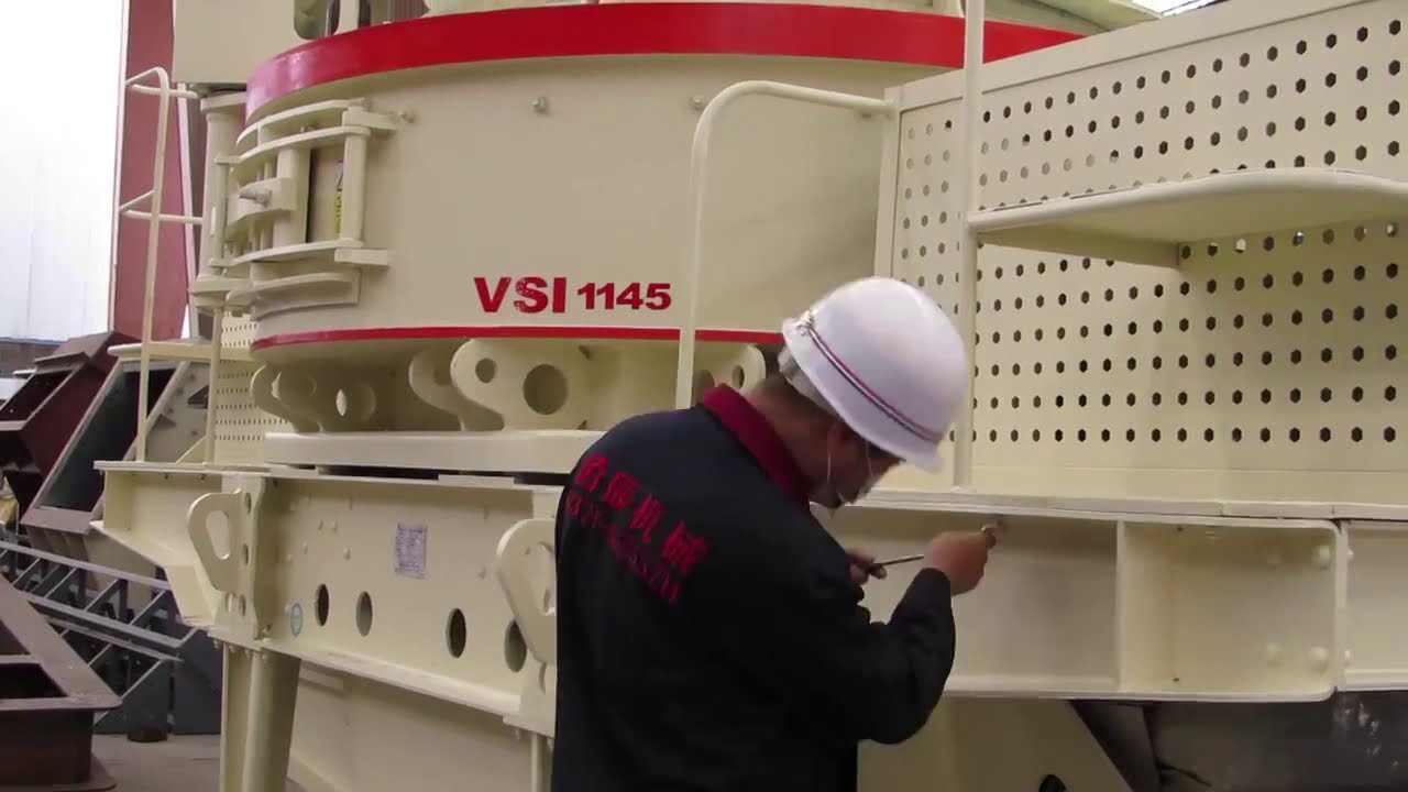 VSI series high-efficiency vertical shaft impact crusher - YouTube
