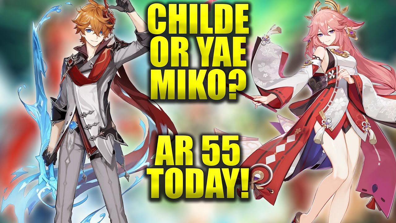 Pull For Tartaglia Or Yae Miko? Hitting AR 55 Today! Genshin Impact ...
