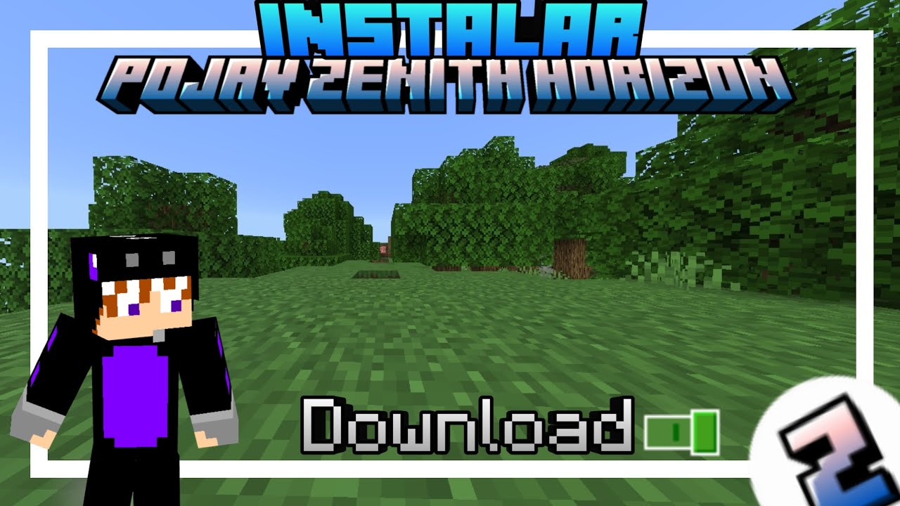 Como instalar POJAV ZENITH HORIZONS en celular - YouTube