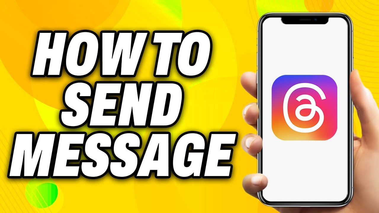 How To Send Message In Instagram Threads - Quick Fix - YouTube