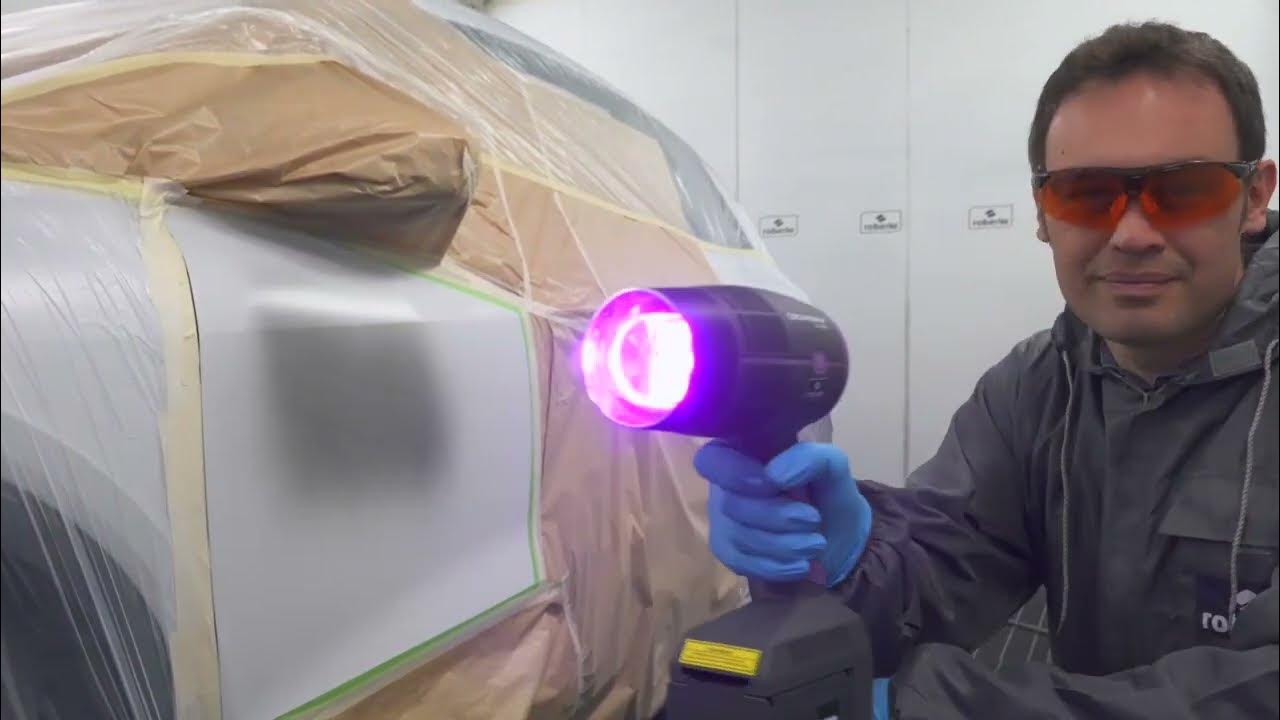 ROBERLO - La lampe UV SCANGRIP et l'Apprêt UV Halley UV200 - YouTube
