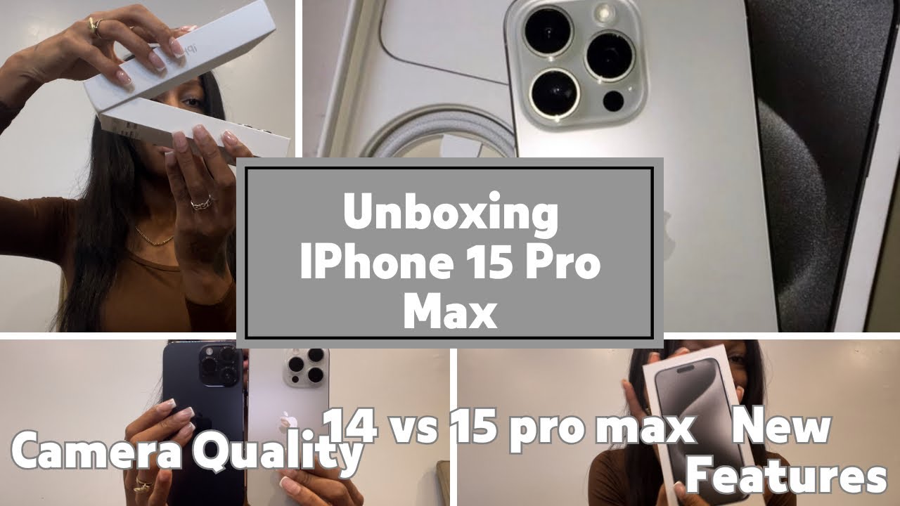 Unboxing New iPhone 15 Pro Max! New & Improved Design - YouTube
