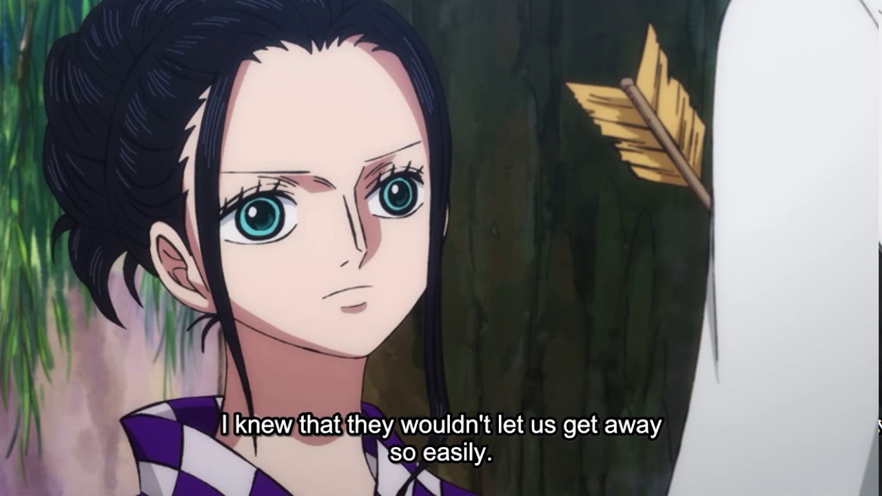 One Piece - Robin makes the face again - YouTube