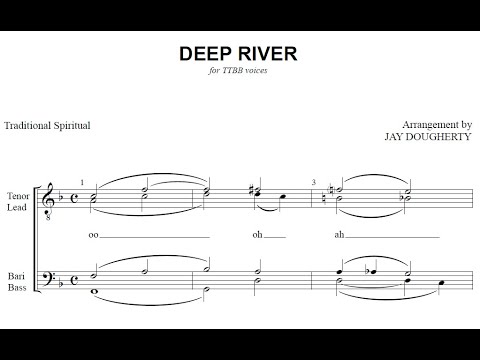 Deep River - TTBB A Cappella/barbershop - Arranged by Jay Dougherty ...