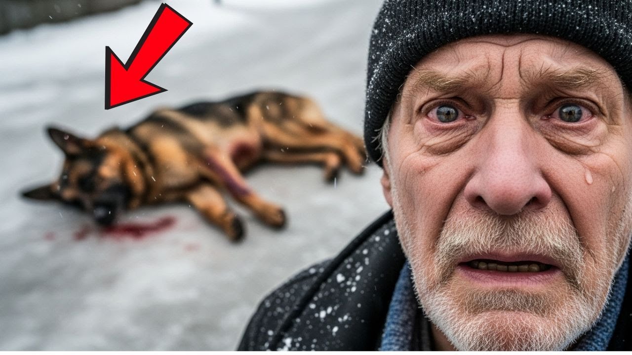 An Old Baker Found a Wounded German Shepherd Outside His Shop—And His ...