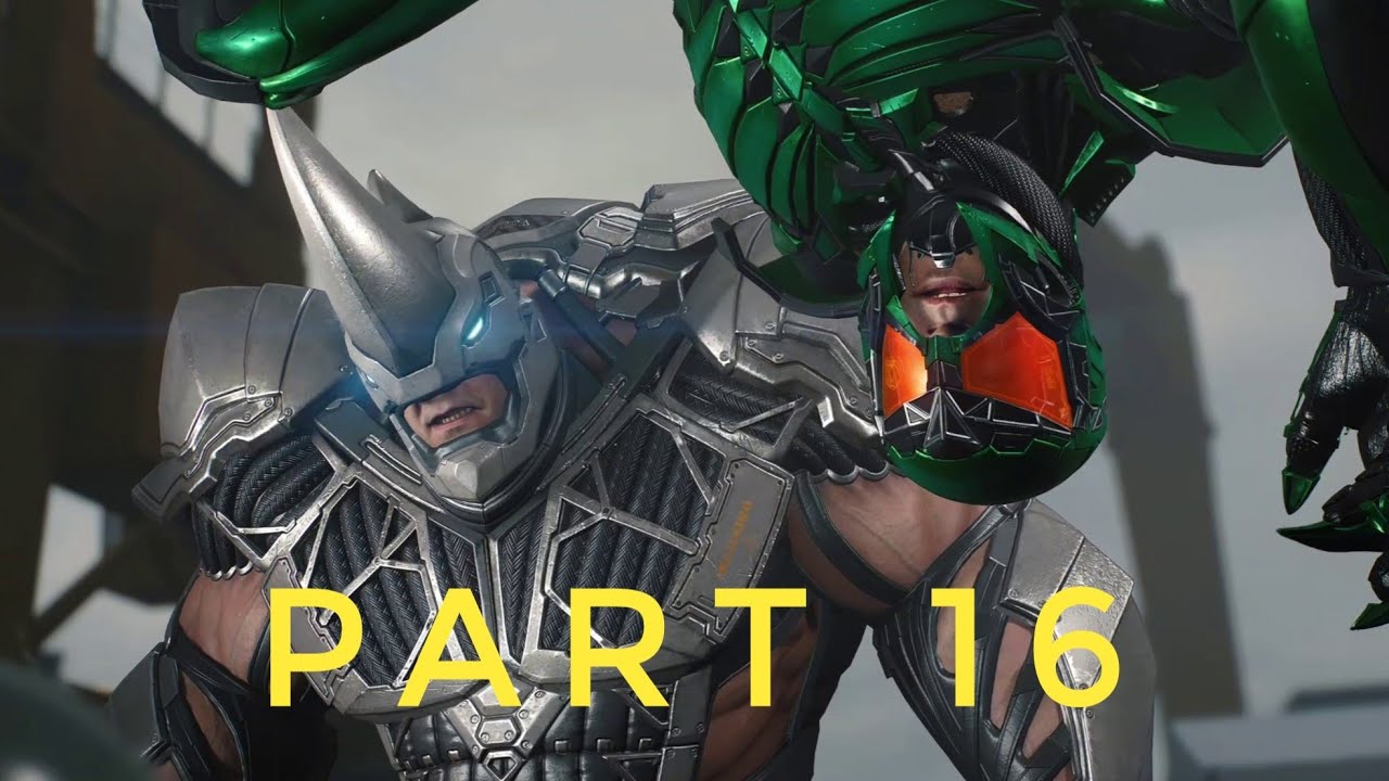 SPIDER-MAN REMASTERED Walkthrough Gameplay Part 16 - RHINO & SCORPION ...