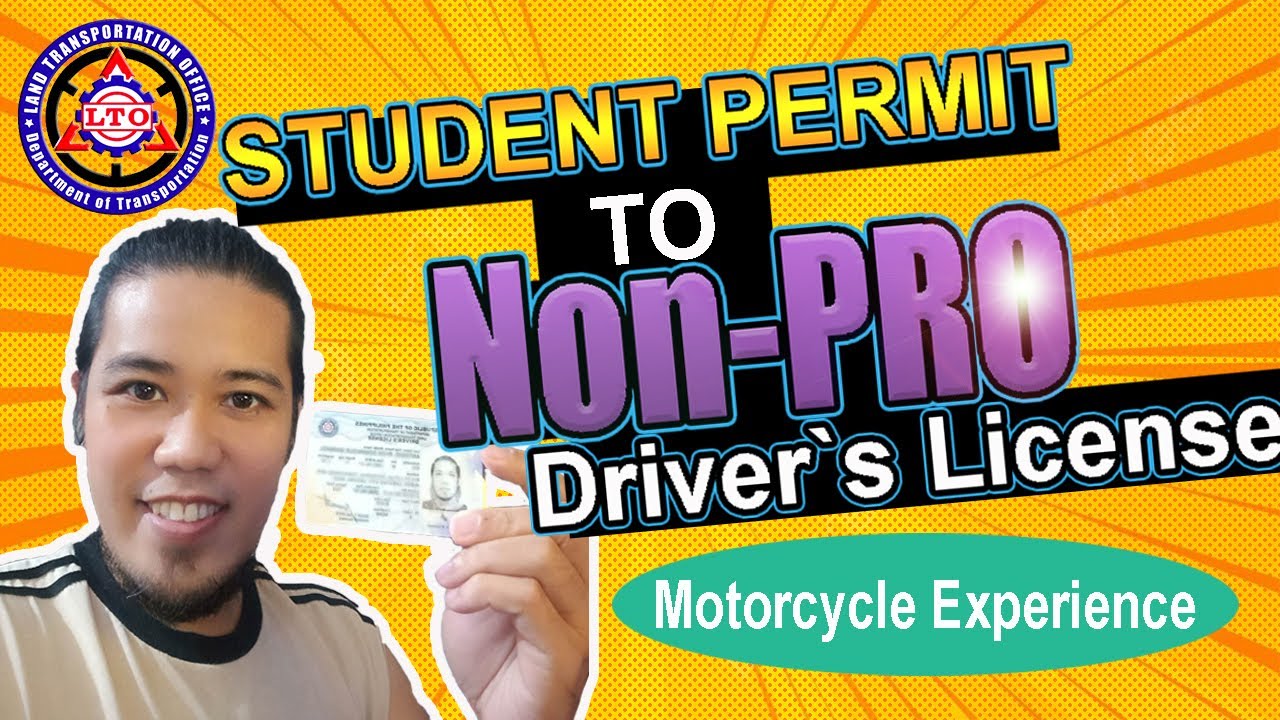PAANO KUMUHA NG NON PROFESSIONAL DRIVERS LICENSE | NON PRO na Lisensya ...