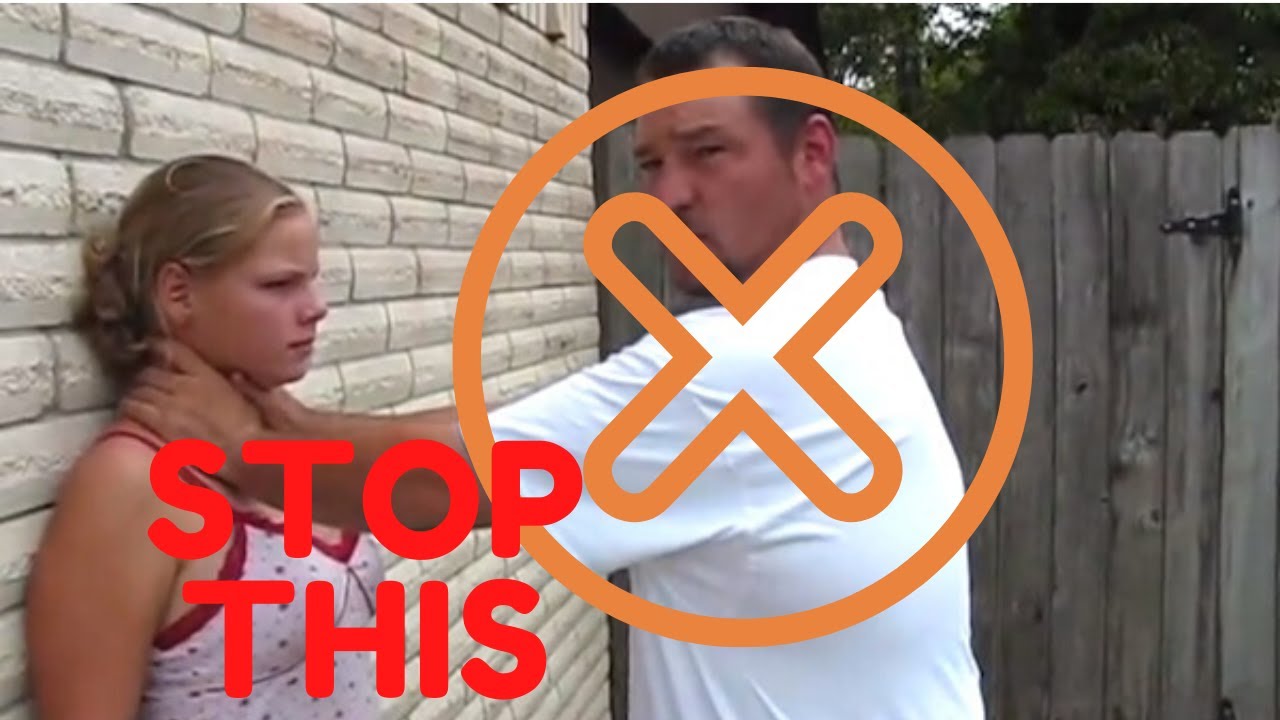 How To Get Out Of A Choke Hold Against Wall - YouTube