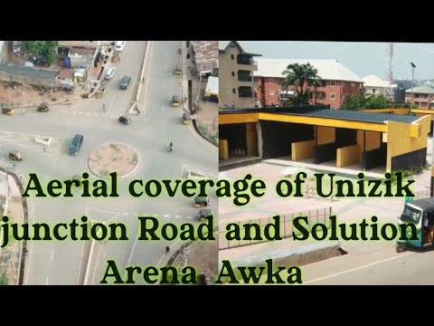 Aerial coverage of Unizik junction road Dualization and Club road Awka ...