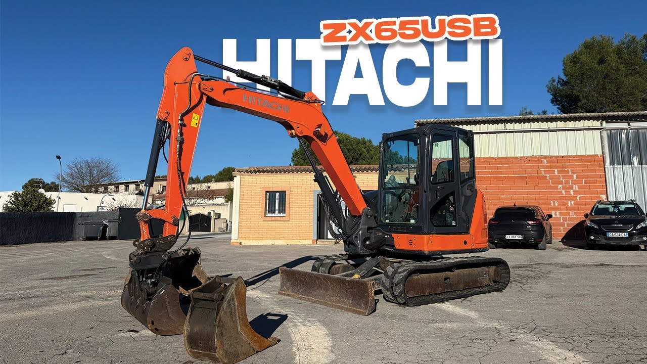 PRÉSENTATION MINI PELLE HITACHI ZX65 USB - YouTube