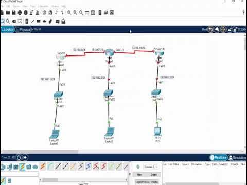 How to Configure RIP version 2 in Cisco packet tracer - YouTube