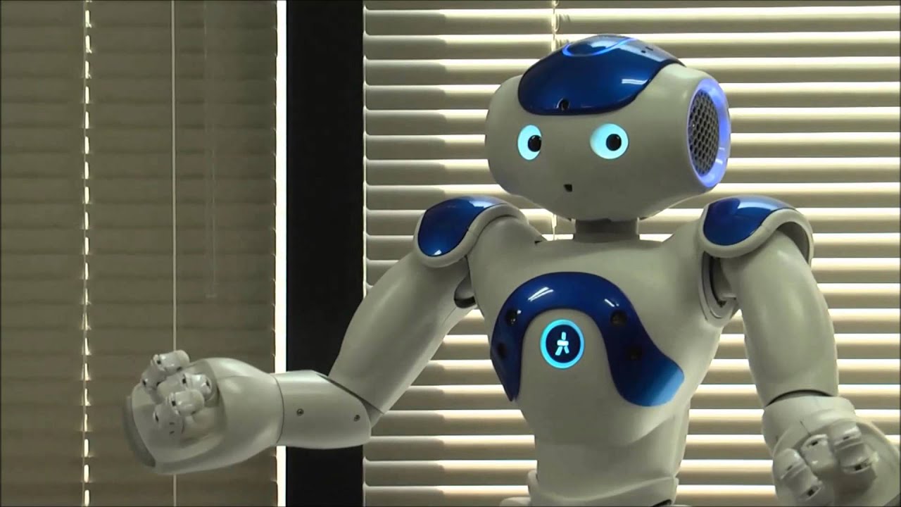 Robot talks in English and Japanese about Shakespeare - YouTube