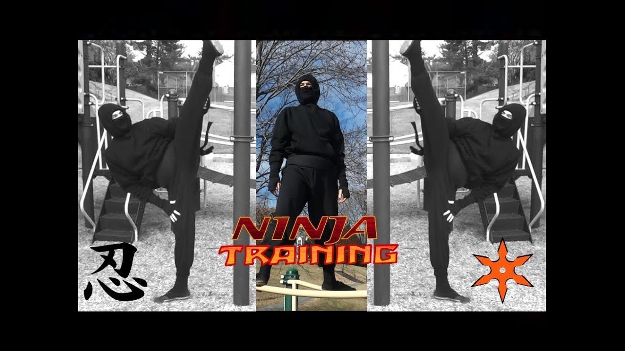 Ninja Training Montage 24: High Kicks & Splits - YouTube