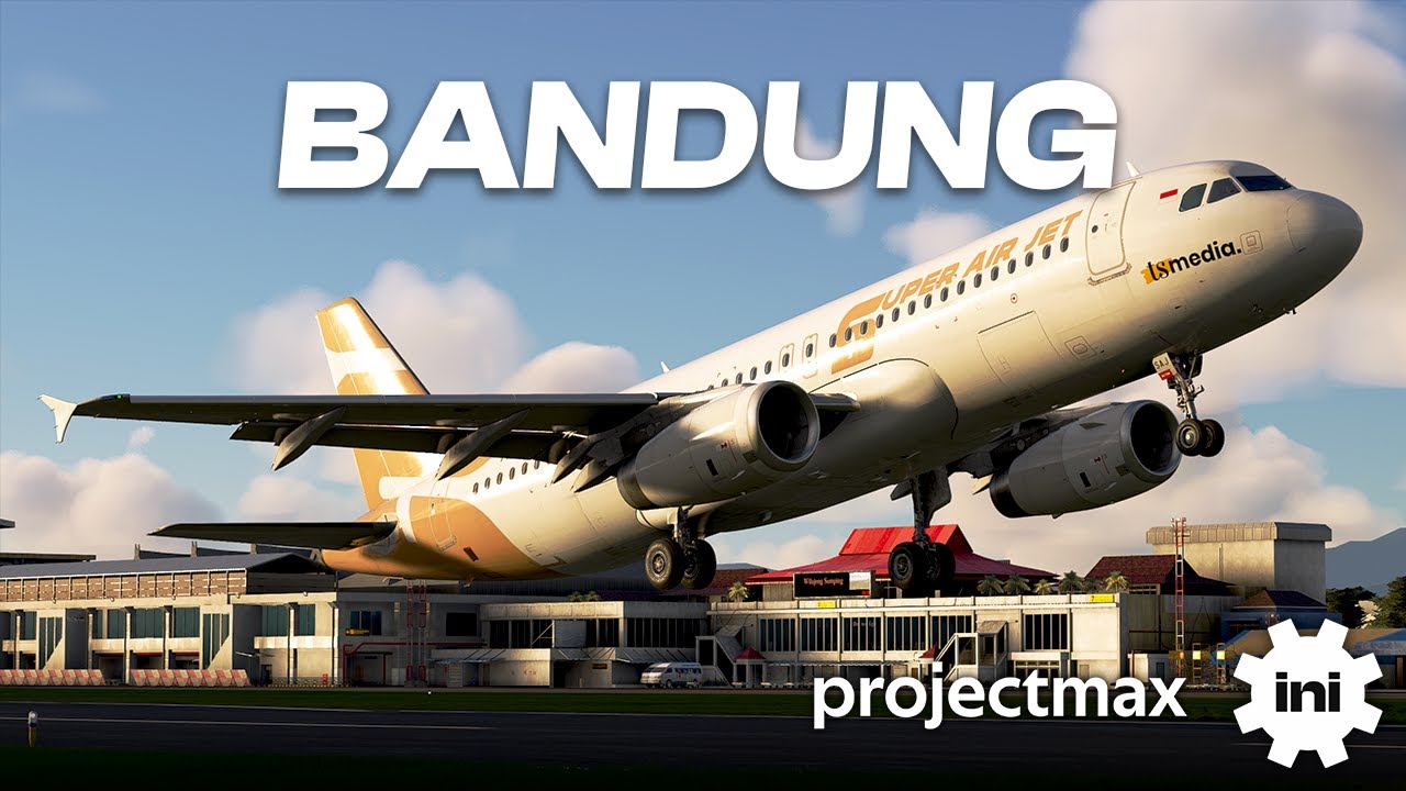 Project MAX Husein Sastranegara | Microsoft Flight Simulator - YouTube