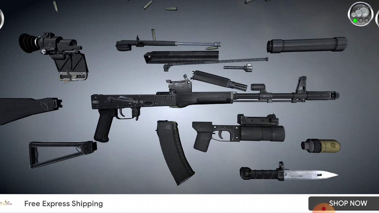 Weapon field strip all assault rifles - YouTube