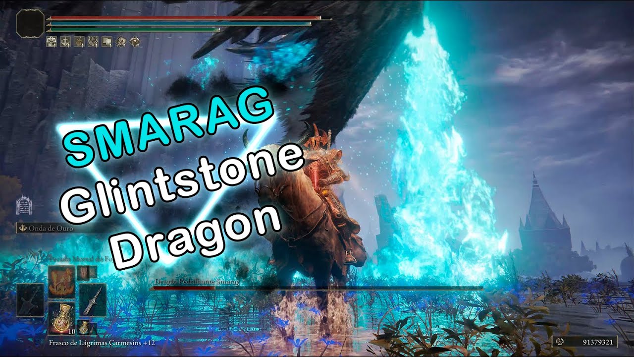 Elden Ring - boss #16 - Glintstone Dragon Smarag (Dragão Pedrilhante ...