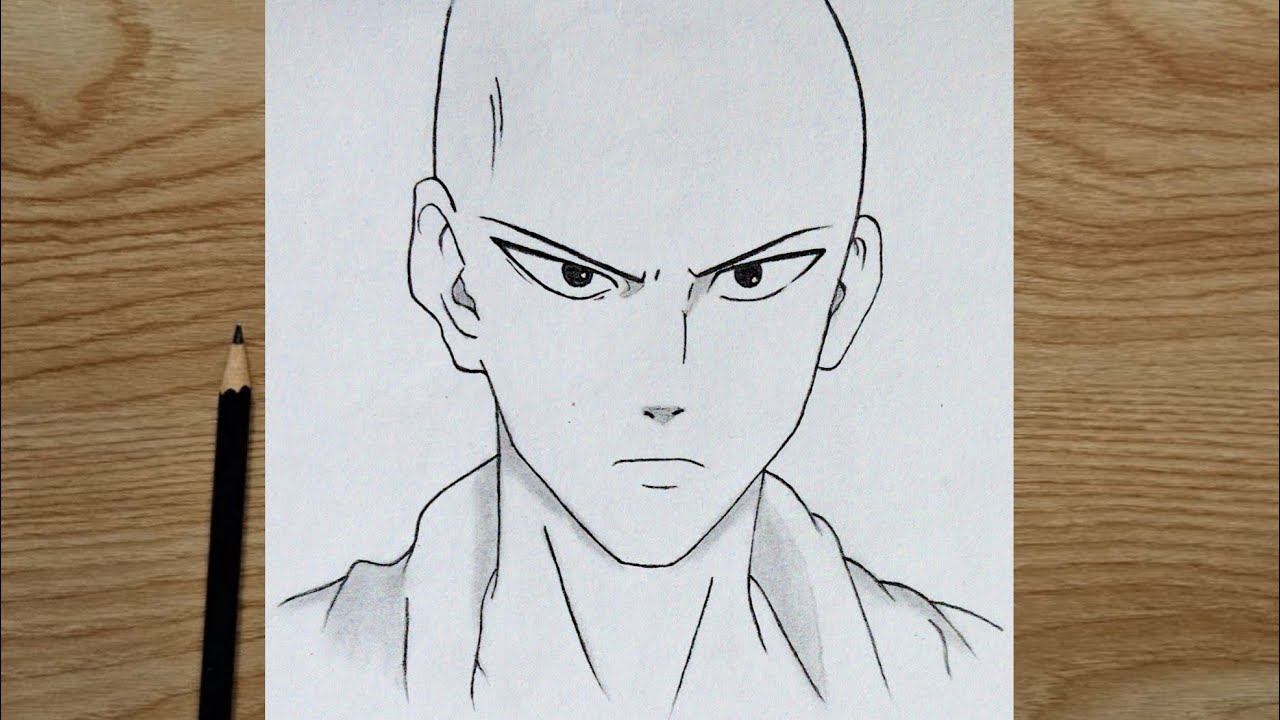 How To Draw One Punch Man || Drawing of One Punch Man || Step by step ...