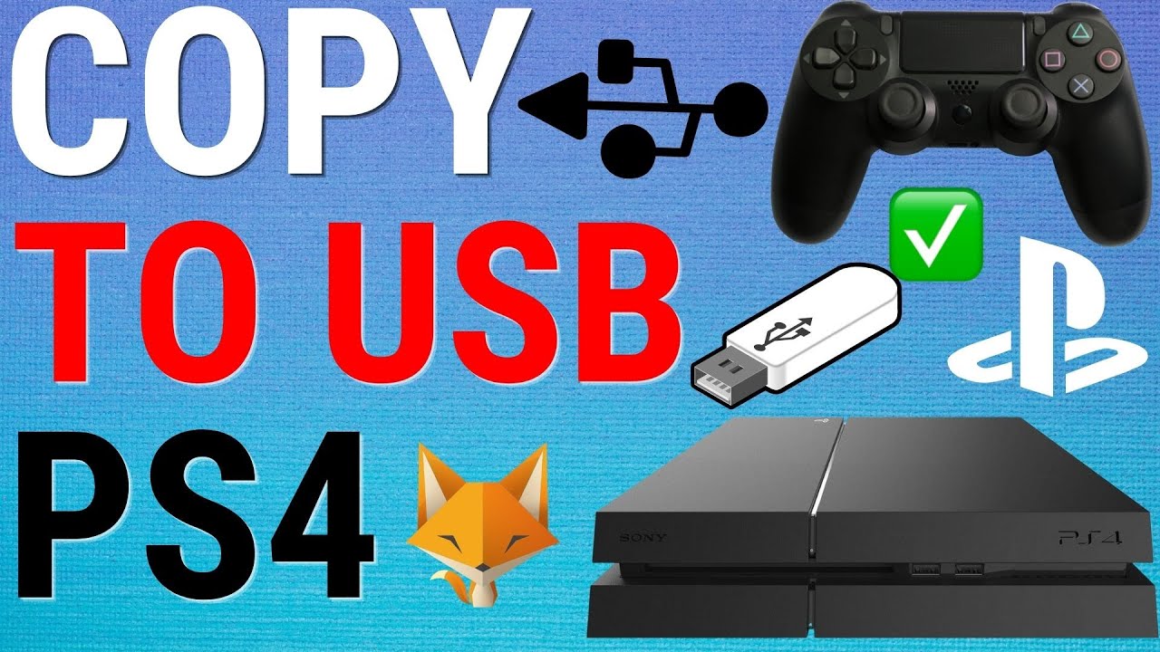 PS4 Copy Game Save Data To USB Storage YouTube
