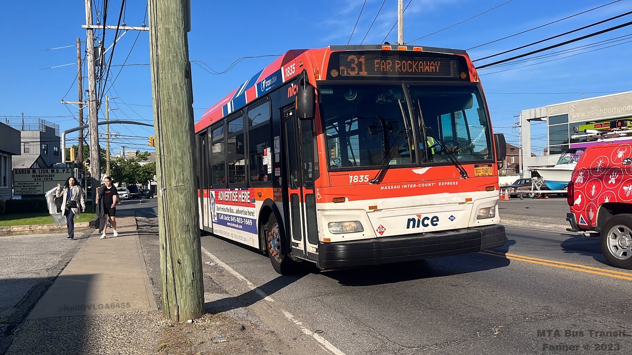 NICE Bus: 2011 Orion VII NG CNG 1835 n31 - YouTube